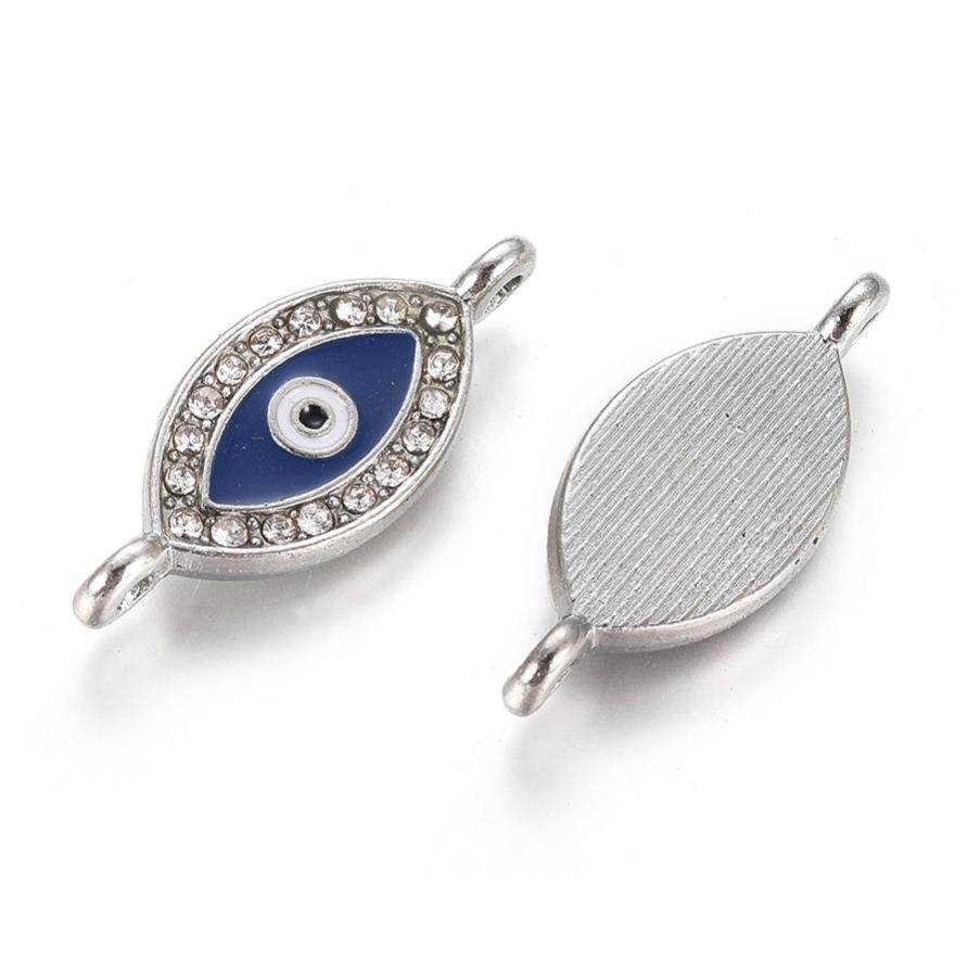Evil Eye Rhinestone Link Connector – Artisan Boutique